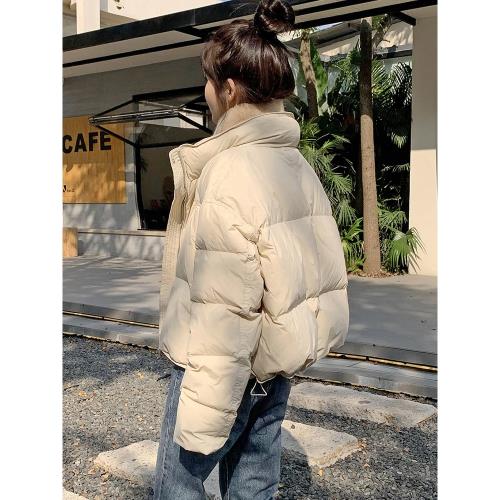 短款羽絨服女2025新款冬季bm風白鴨絨面包服小個子羽絨服外套女冬|羽絨服|ETMall東森購物網