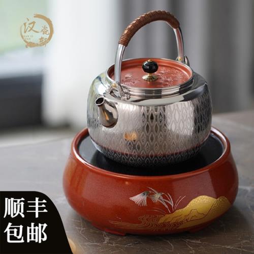 鶯歌燒燒水壺- 316不銹鋼壺煮水壺提梁壺 家用燒水壺茶具茶道泡茶|茶壺|ETMall東森購物網