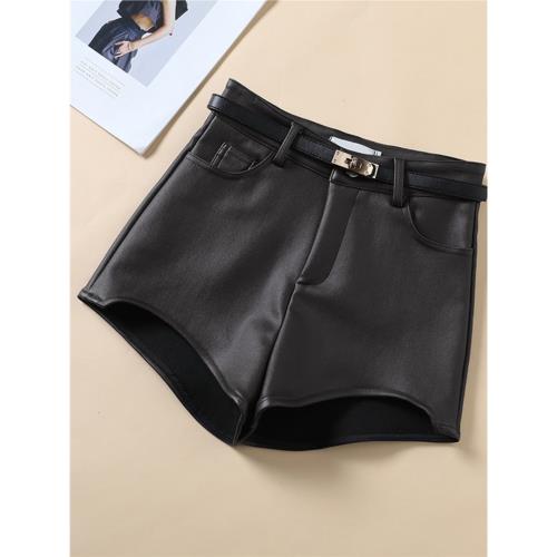 PU皮爆款高腰時尚外穿a字短褲|休閒褲|ETMall東森購物網