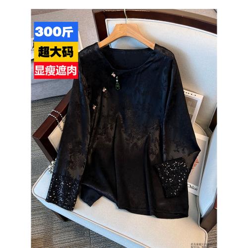 300斤新中式復古胖mm特大碼女裝|大尺碼內搭|ETMall東森購物網