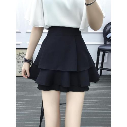 超火春夏大碼黑色chic百褶裙|半身裙|ETMall東森購物網