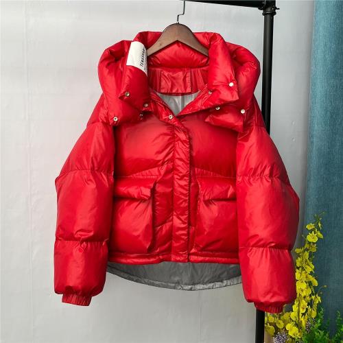 正紅色羽絨服女冬季2026馬年本命年衣服女冬天女裝秋冬外套女冬裝|短外套|ETMall東森購物網