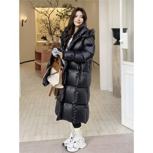 MJAE東北極寒五防超厚長款過膝羽絨服女2025冬季新款90白鴨絨外套|羽絨服|ETMall東森購物網