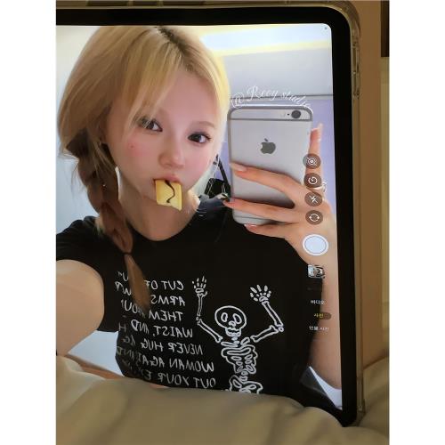 RE 24春夏復古休閑上衣短袖T恤|T恤|ETMall東森購物網