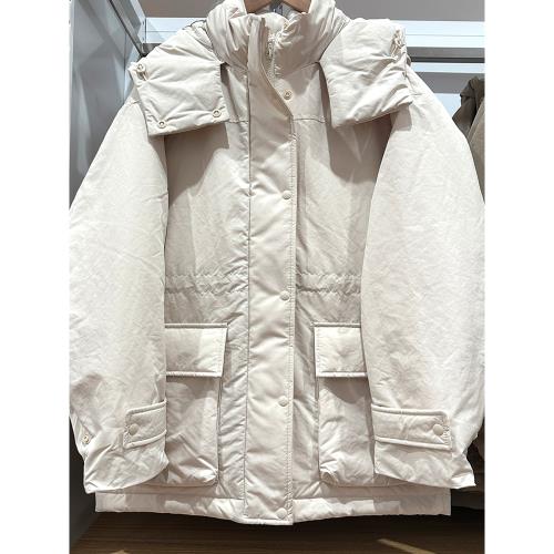 云古U家2024冬季新款女裝90鴨絨羽絨服防水派克服連帽大衣469899|羽絨服|ETMall東森購物網