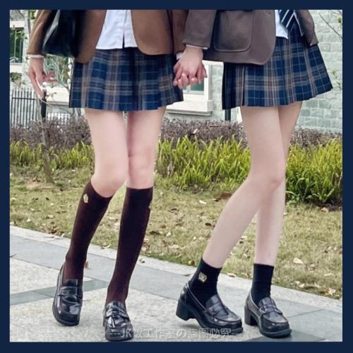 2025冬季新款樂福鞋復古英倫jk鞋子女原創學生圓頭厚底粗跟小皮鞋|淺口單鞋|ETMall東森購物網