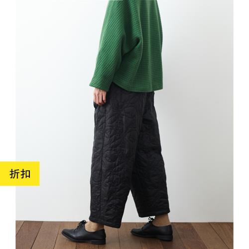 3M夾棉輕盈保暖寬松羽絨褲小魚秋冬新款廓形寬松休閑百搭防寒棉褲|棉褲/羽絨褲|ETMall東森購物網