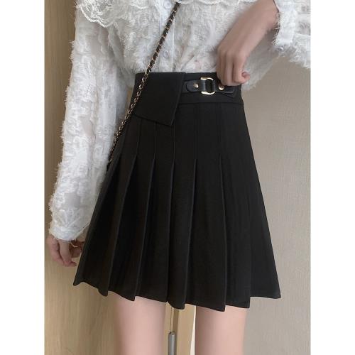 jk超高腰不規則設計感學生百褶裙|半身裙|ETMall東森購物網