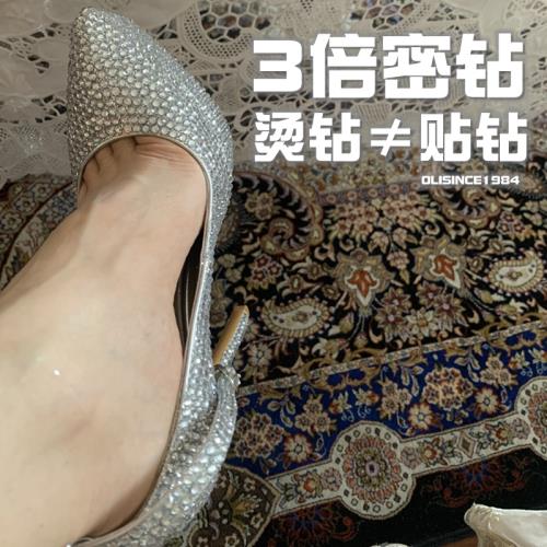 15CM超高跟婚鞋走秀演出禮服水鉆|淺口單鞋|ETMall東森購物網