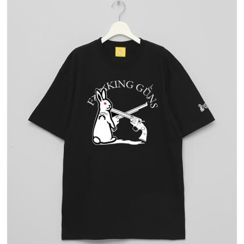 #FR2 聯名 Roarguns FXXKING GUNS 短槍雙槍 男女情侶短袖T恤潮|T恤|ETMall東森購物網
