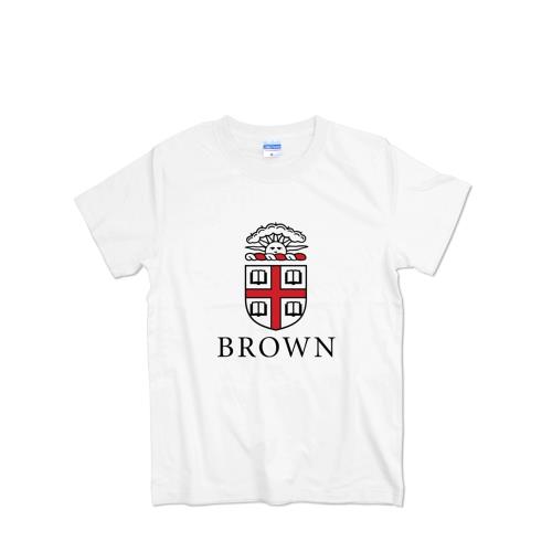 Brown University布朗大學 T恤短袖校服夏季純棉印花情侶裝文化衫|T恤|ETMall東森購物網
