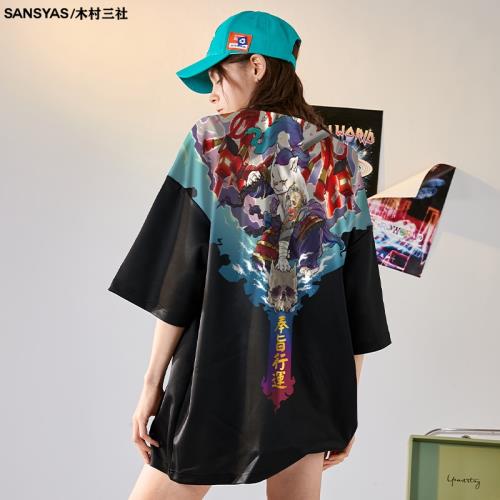 木村三社印花新款ins t恤短袖|T恤|ETMall東森購物網