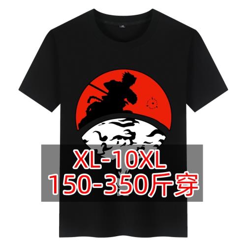 200斤大碼短袖火影忍者潮胖T恤|T恤|ETMall東森購物網