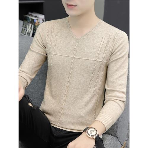 v領春秋款男士套頭長袖針織衫|針織衫/毛衣|ETMall東森購物網