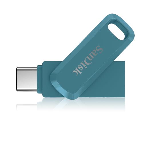 SanDisk Ultra GO TYPE-C USB 3.2 128G 旋轉隨身碟 海灣藍|隨身碟|ETMall東森購物網