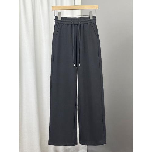 145小個子運動褲女衛褲春秋150顯高顯瘦窄版闊腿直筒九分休閑褲子|休閒褲|ETMall東森購物網