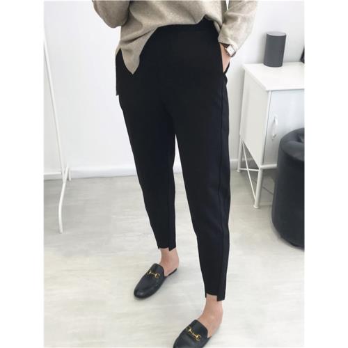 大碼春夏胖mm小腳彈性寬松蘿卜褲|休閒褲|ETMall東森購物網