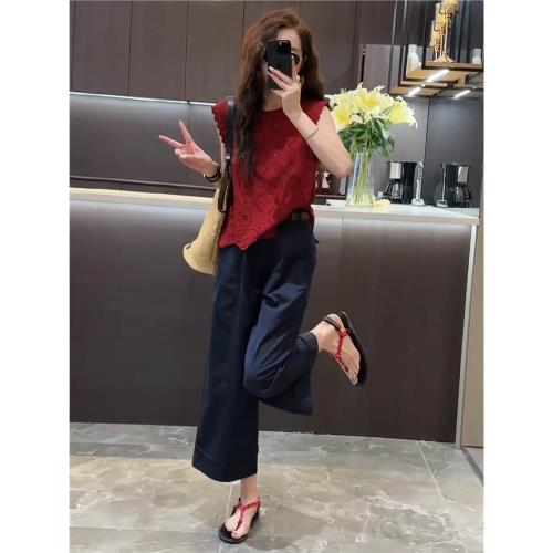 搭配一整套大碼胖mm鏤空輕熟夏裝|時尚套裝|ETMall東森購物網