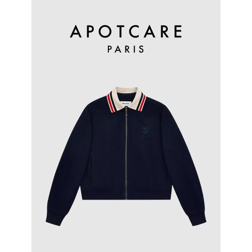 【新品】法國APOTCARE官網 純棉休閑外套女2025新款秋季男女同款|短外套|ETMall東森購物網