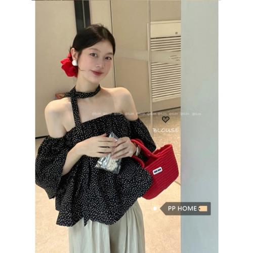 PP一字肩chic寬松別致上衣襯衫|襯衫|ETMall東森購物網