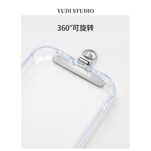 可360度旋轉超薄手機掛繩夾片不銹鋼高端金屬墊片結實卡貼手機殼|手機飾品|ETMall東森購物網