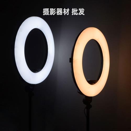 主播間攝影補光燈新品新品18寸LED美光燈環形燈手機拍照支架|手機直播配件|ETMall東森購物網