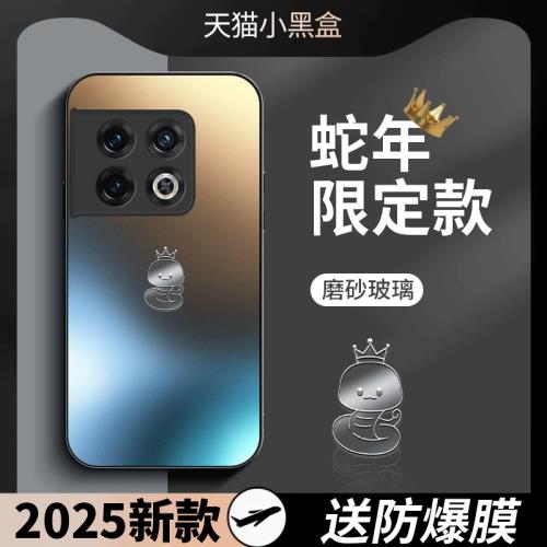 適用一加10pro手機殼1加9r手機套2025蛇年新款一加9pro磨砂玻璃oneplus9rt本命年全包防摔1+9超薄男女高級感|手機保護套/殼|ETMall東森購物網