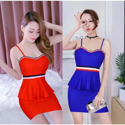 抖音夜場女裝2023新款緊身包臀抹胸連衣裙裹胸超短裙洋裝夜店工服|洋裝|ETMall東森購物網