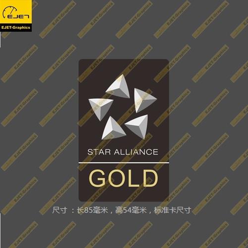 3M材質卡貼星空聯盟GOLD民航標志個性矩形貼紙新潮貼行李箱貼車貼|筆記本個性小貼紙|ETMall東森購物網