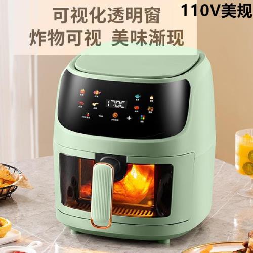 110v臺灣可視空氣炸鍋智能家用6L大容量電炸鍋多功能炸雞薯條機|氣炸鍋|ETMall東森購物網