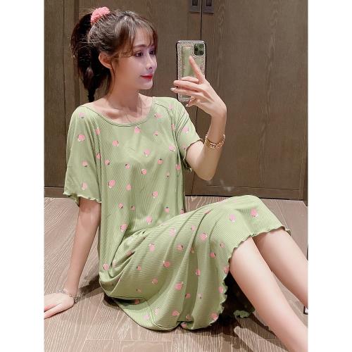 莫代爾MM200冰絲性感夏季睡衣|睡裙|ETMall東森購物網