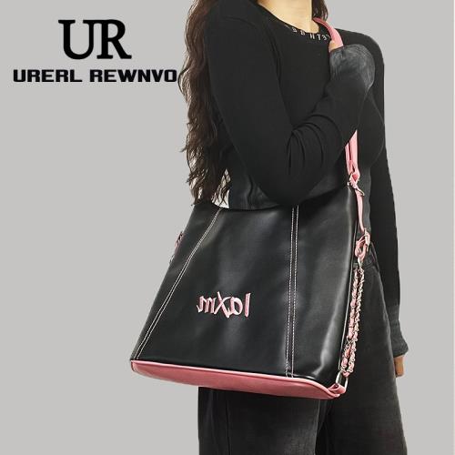 UR軟皮托特包女2024新款潮A4上課通勤大容量斜挎大包通勤大挎包|托特包|ETMall東森購物網