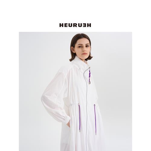 (免運)HEURUEH 新款春夏連帽外套長款男女同款遮陽外套上衣|時尚防曬服|ETMall東森購物網