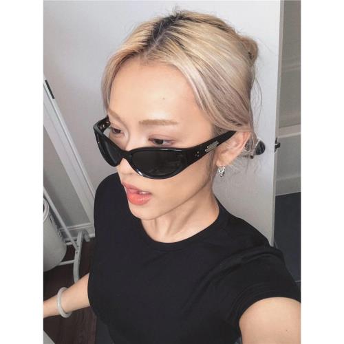 Jennie聯名款DONUT發箍墨鏡GM男女UV400騎行高級感太陽鏡可換配飾|墨鏡|ETMall東森購物網