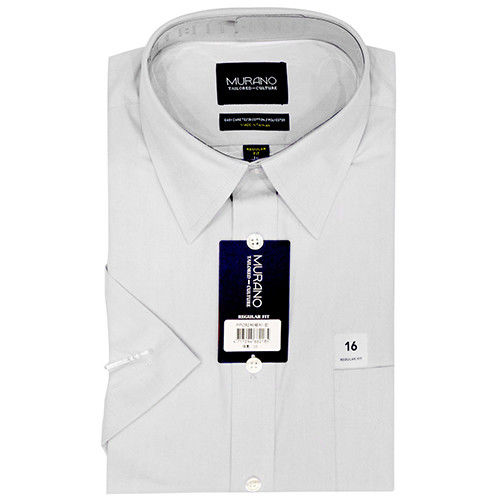 任-【MURANO】NAILHEAD 舒爽透氣短袖商務襯杉 白|短袖襯衫|ETMall東森購物網