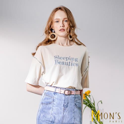 MONS簡約寬鬆100%純棉造型上衣|造型上衣|ETMall東森購物網