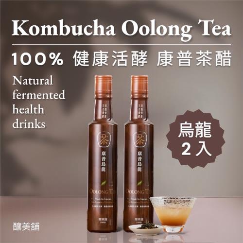 【釀美舖】康普烏龍茶 2瓶 100%茶葉發酵/活酵益菌 250ml x2 |綜合水果醋|ETMall東森購物網