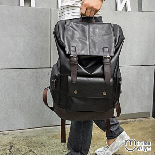 【HeHa】韓系PU皮質減壓後背包|休閒包|ETMall東森購物網