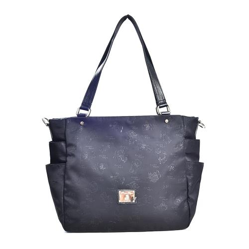 kumaheya -日本帆布LOGO大容量2WAY包-金鑽黑|多WAY包|ETMall東森購物網