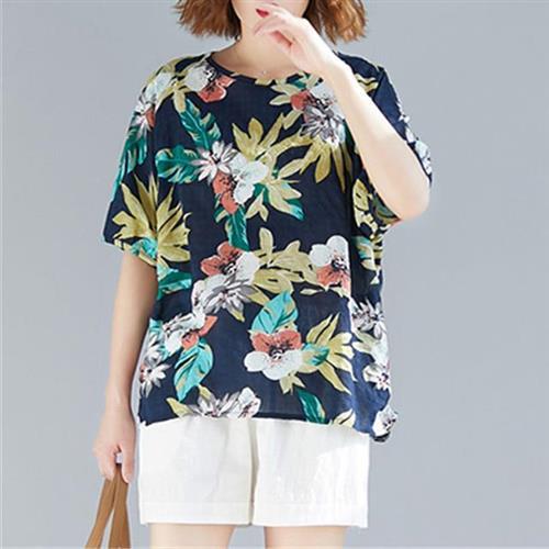 【韓國K.W. 】極致誘情顯瘦上衣( 短袖 棉質 V領 寬鬆 居家T恤/休閒/百搭)|造型上衣|ETMall東森購物網