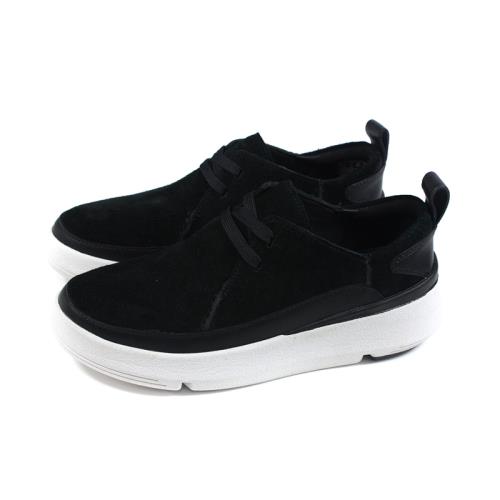 Clarks Tri Flash Walk 休閒鞋 黑色 麂皮 女鞋 CLF52504AC20 no053|休閒鞋|ETMall東森購物網