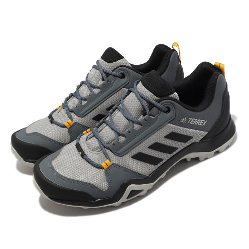 adidas 戶外鞋 Terrex AX3 灰 黑 男鞋 登山鞋 低筒 全地形 止滑 耐磨 緩震 EF0533 [ACS 跨運動]|男登山 ...