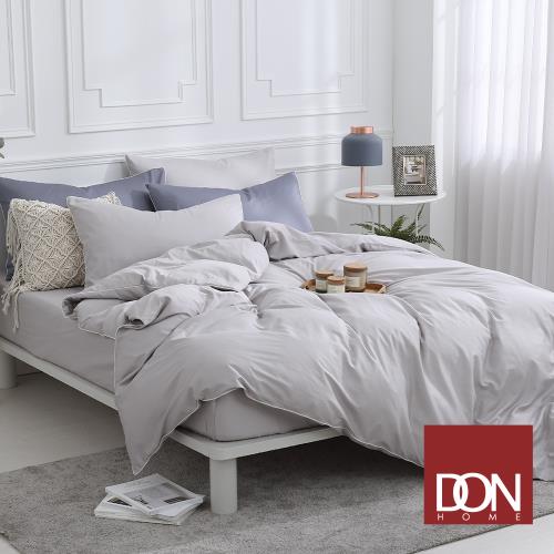 DON 雙人300織長絨棉被套床包組(時光漫旅)-銀杏灰|被套床包組|ETMall東森購物網