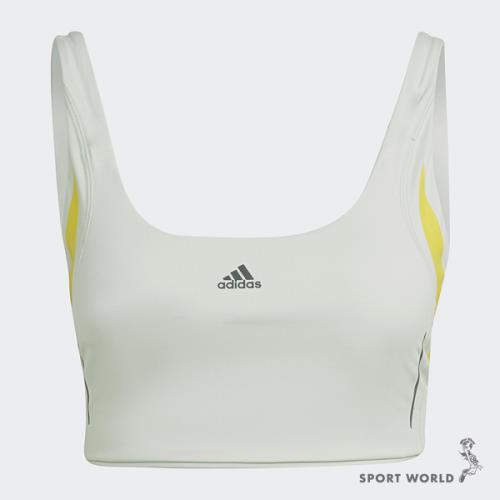 Adidas 女 運動內衣 訓練 健身 中度支撐 吸濕排汗 可拆式胸墊 綠 HM6392|運動背心/內衣|ETMall東森購物網