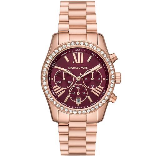 Michael Kors MK Lexington 時尚三眼計時晶鑽女錶-38mm (MK7275)|鋼帶錶|ETMall東森購物網
