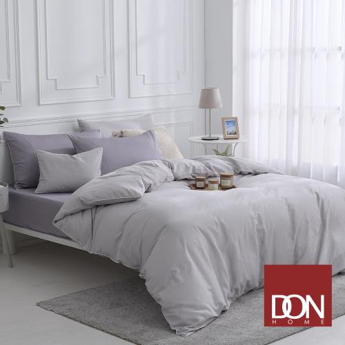 DON 雙人300織長絨棉被套床包組(時光漫旅)-銀杏灰x燕羽灰|被套床包組|ETMall東森購物網