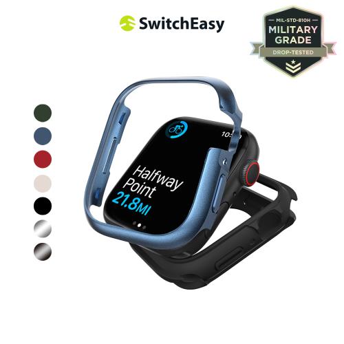 SwitchEasy 美國魚骨 Apple Watch 8/7 航太鋁合金手錶保護殼 Odyssey 41mm (通用最新8代)|41mm錶殼 ...