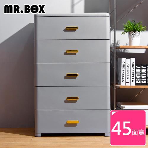 Mr.box 45面寬-經典霧面五層收納櫃 兩色可選|四層(含)以上|ETMall東森購物網