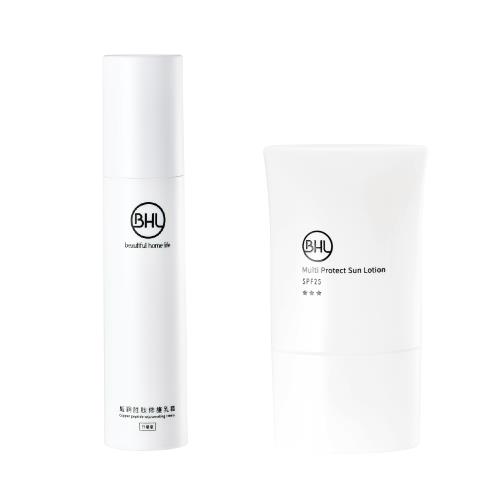 抗老防曬組 - OBHL 藍銅胜肽修護乳霜 45ml + 全護物理防曬乳 SPF25 ★★★ 30ml (即期品)|OBHL|ETMall東森購物網