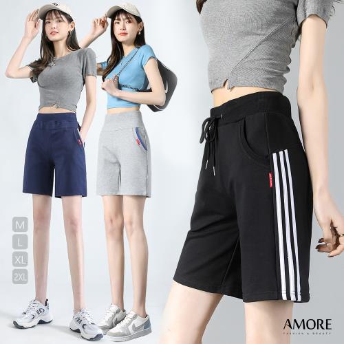 AM艾莫兒 韓版夏日百搭休閒短褲|短褲|ETMall東森購物網